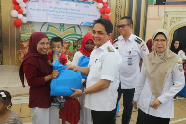 Pemkot Pontianak Gandeng PLN UPT Tekan Stunting, Bahasan Bagikan PMT Balita